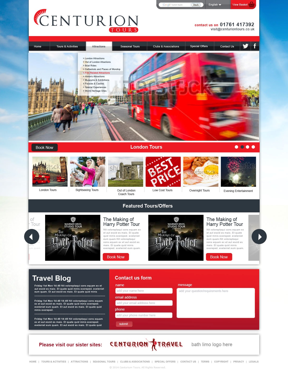 Bath Rugby Transport Centurion Tours