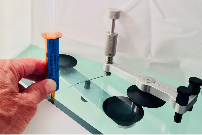 New Windshield Long Crack Repair Resin Injector | Ultra Bond