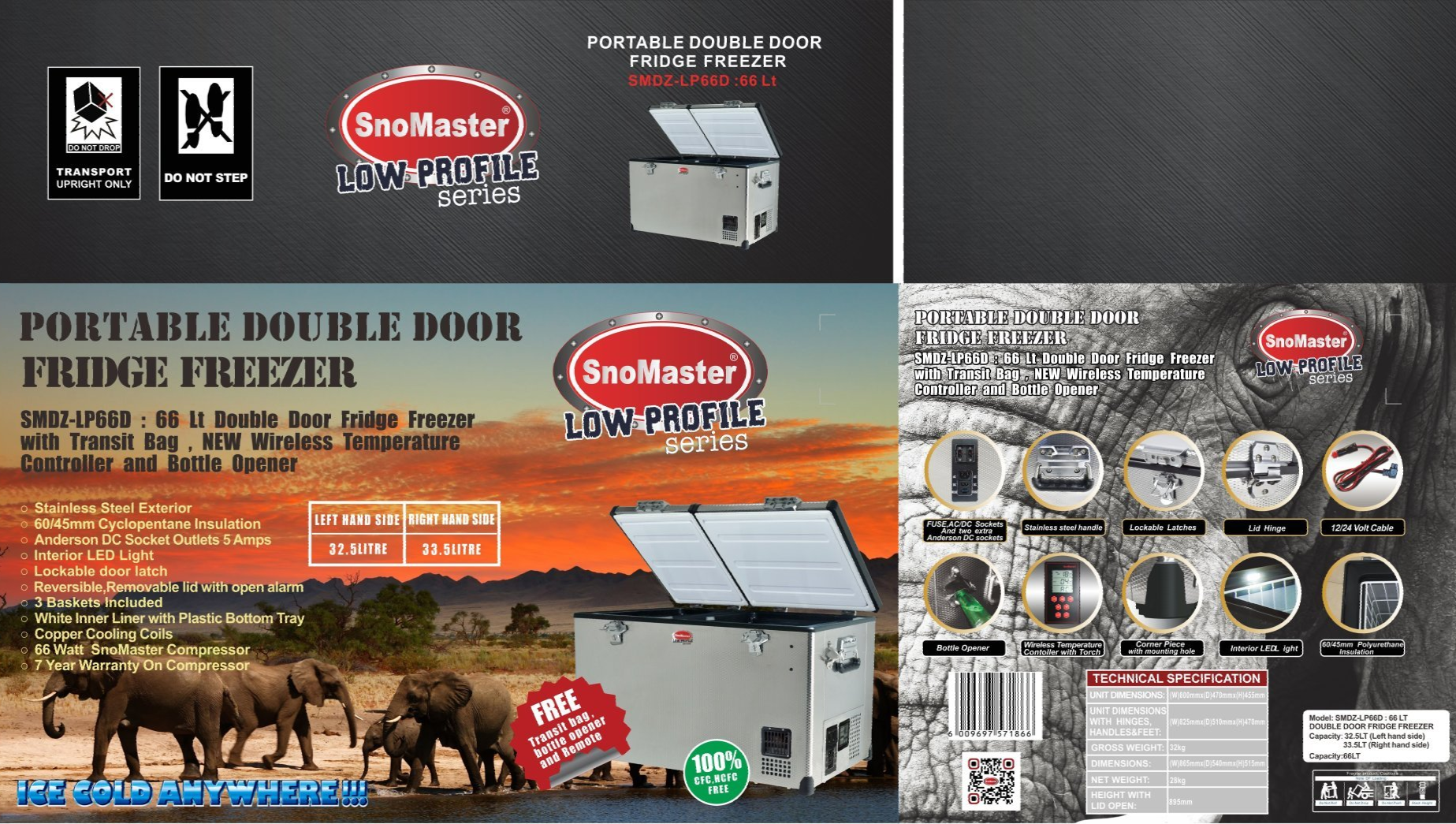 SnoMaster Fridges | High-Quality Fridge/Freezers | Moto-Netix Motorcycles