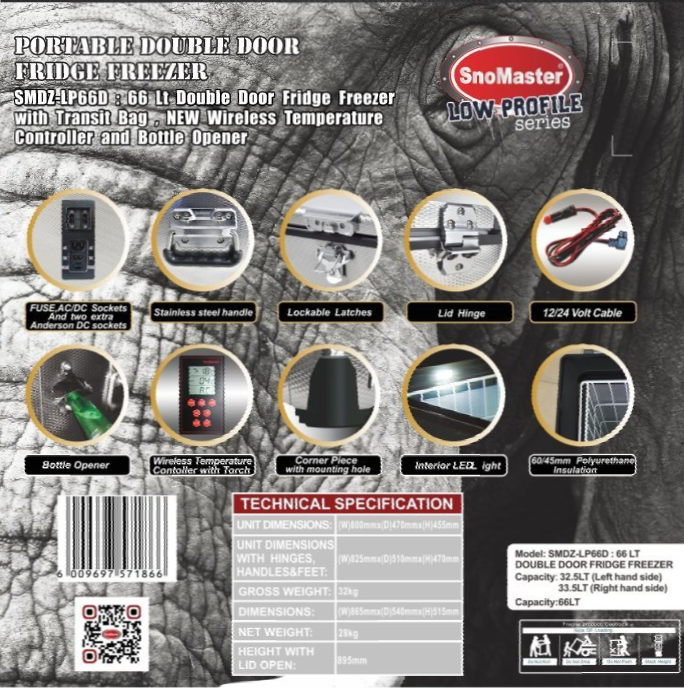 SnoMaster Fridges | High-Quality Fridge/Freezers | Moto-Netix Motorcycles