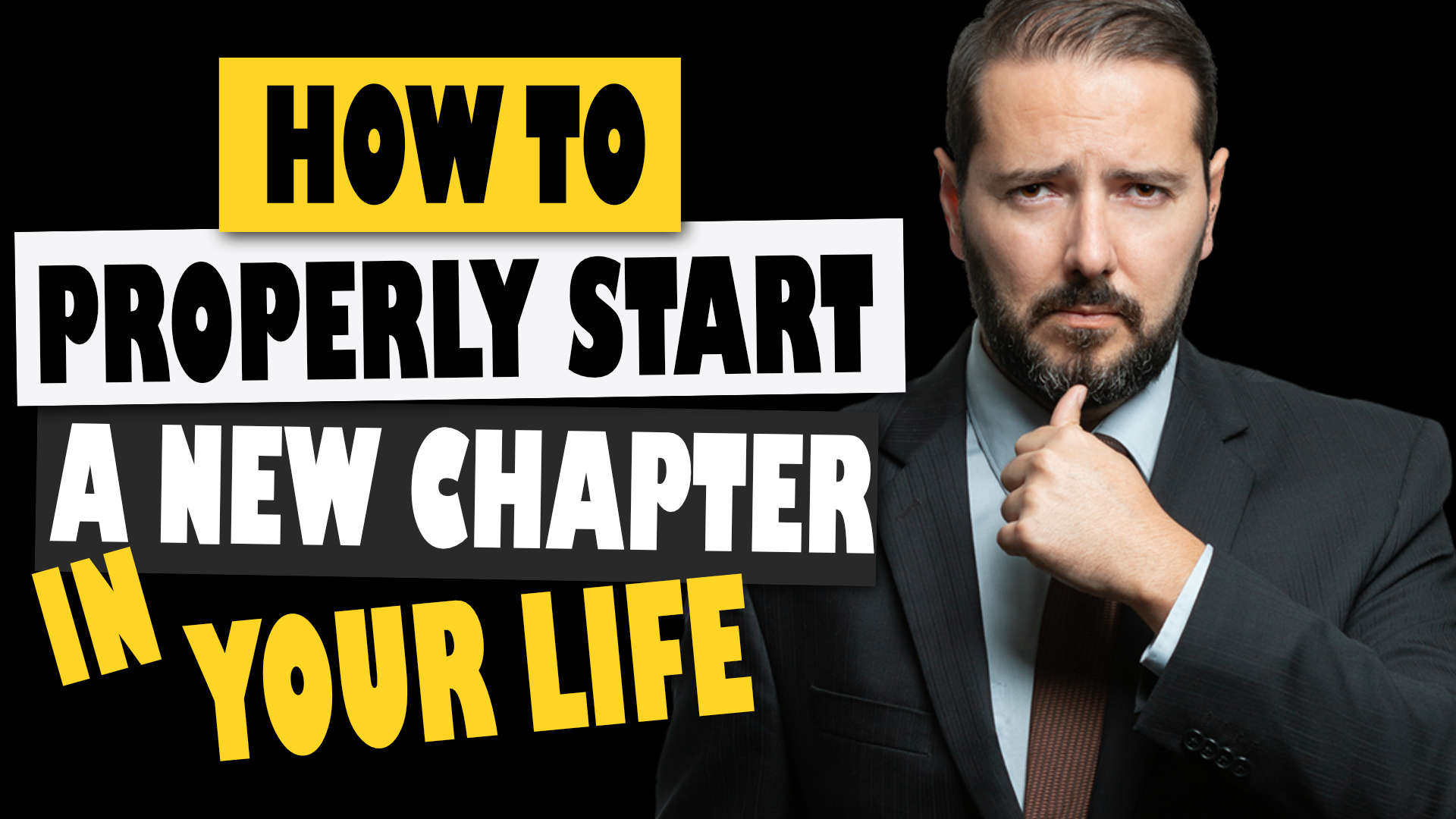 How to start a new chapter in life