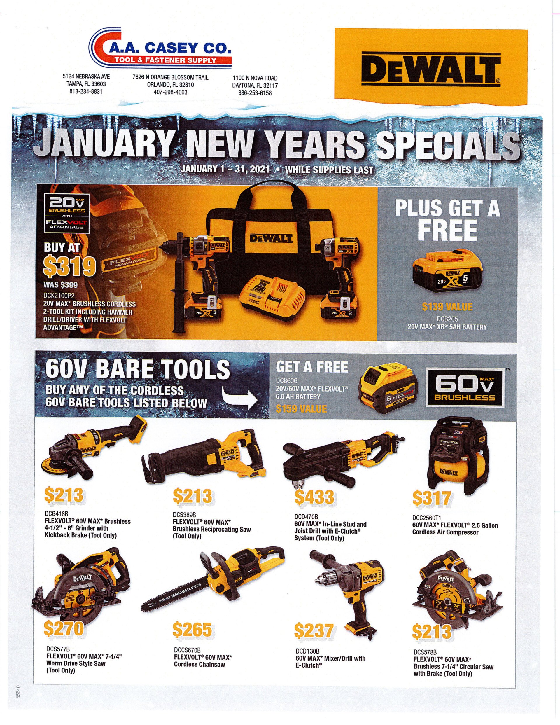 Tool & Fasterner Distribution | Tampa, FL | A.A. Casey CO.