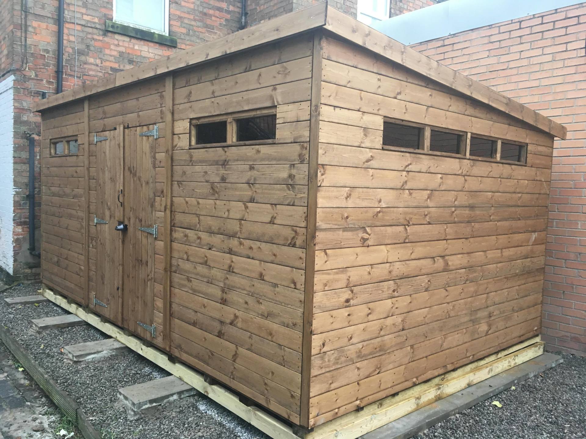 Portfolio of sheds constructed by Sherwood Shed Company
