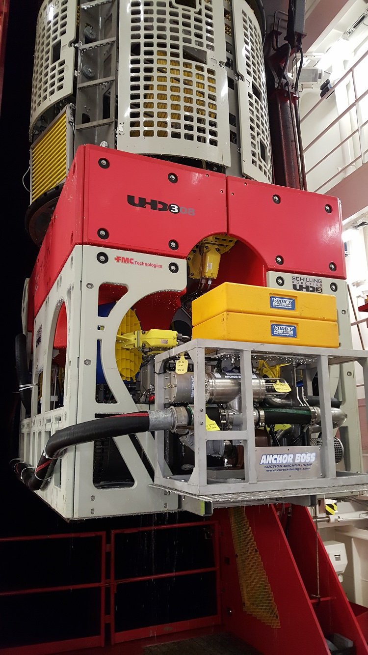 Anchor Boss Suction Anchor Pile Pump | Data Logging | Vortex Dredge