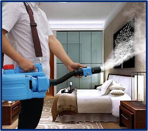 The difference in cold and thermal fogging