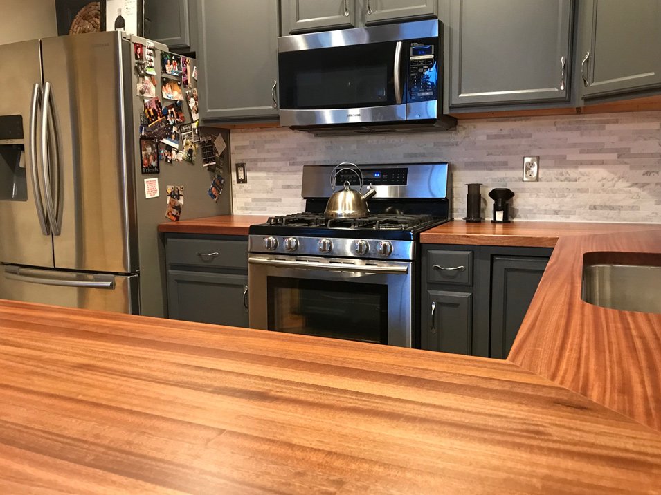 Hardwood Butcher Block Kitchen Countertops | Blockhead Blocktops