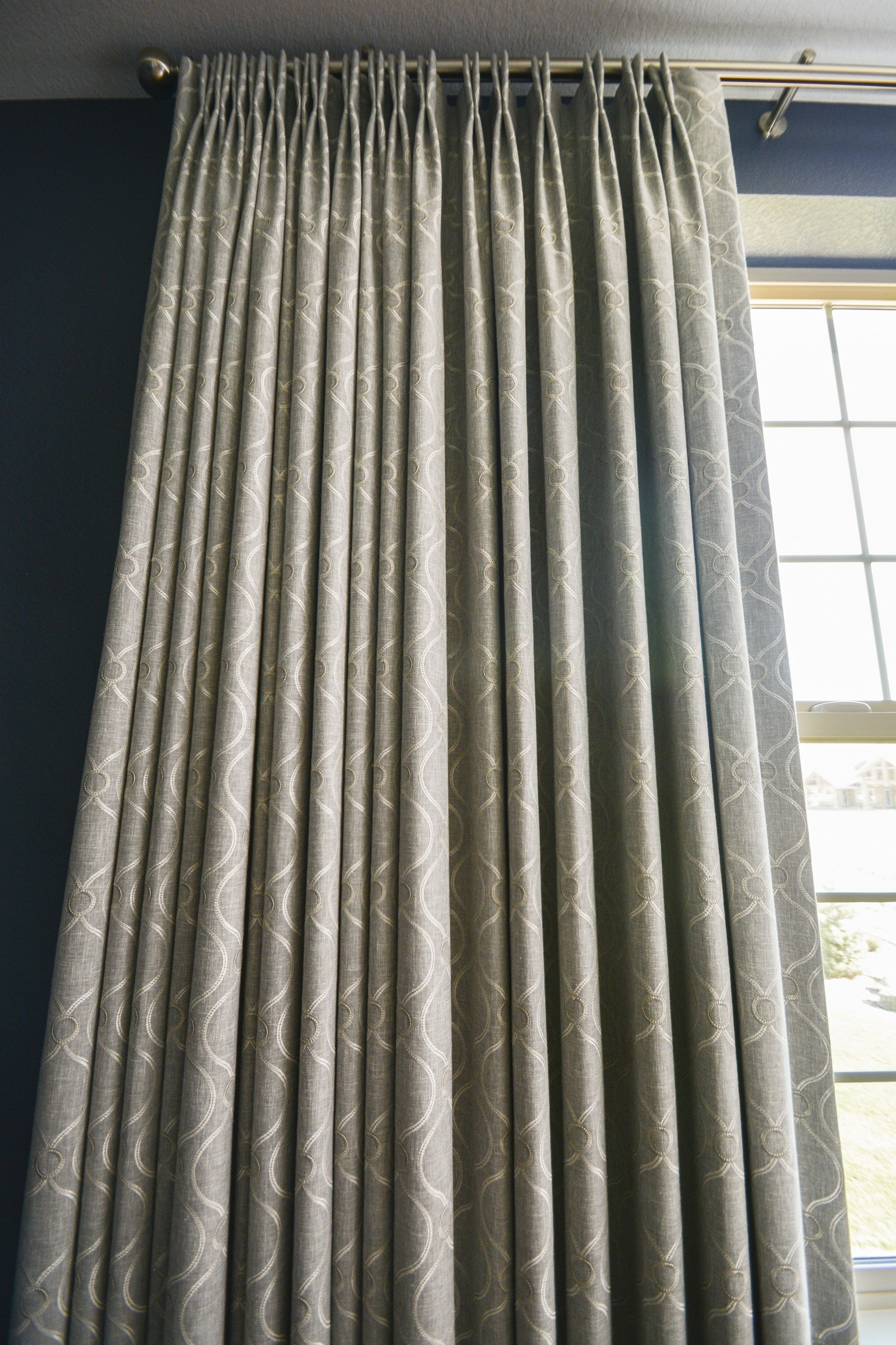 Two Finger Pleat Drapery Denver, CO | Blinds Couture