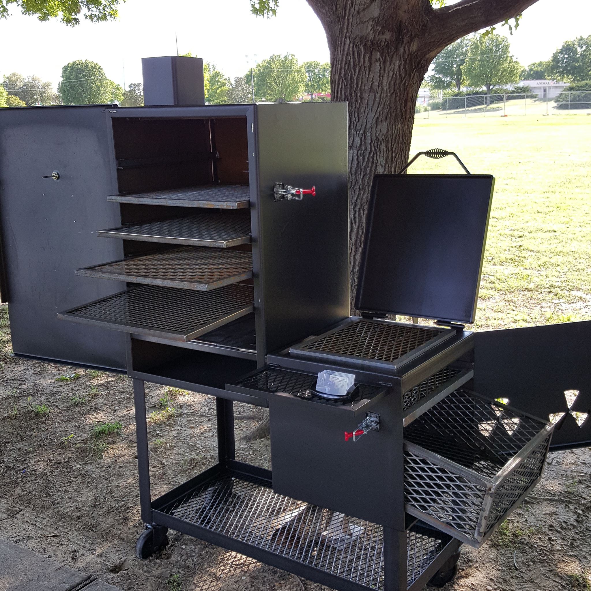 AJ's Custom Cookers has custom grills, smokers, fire pits