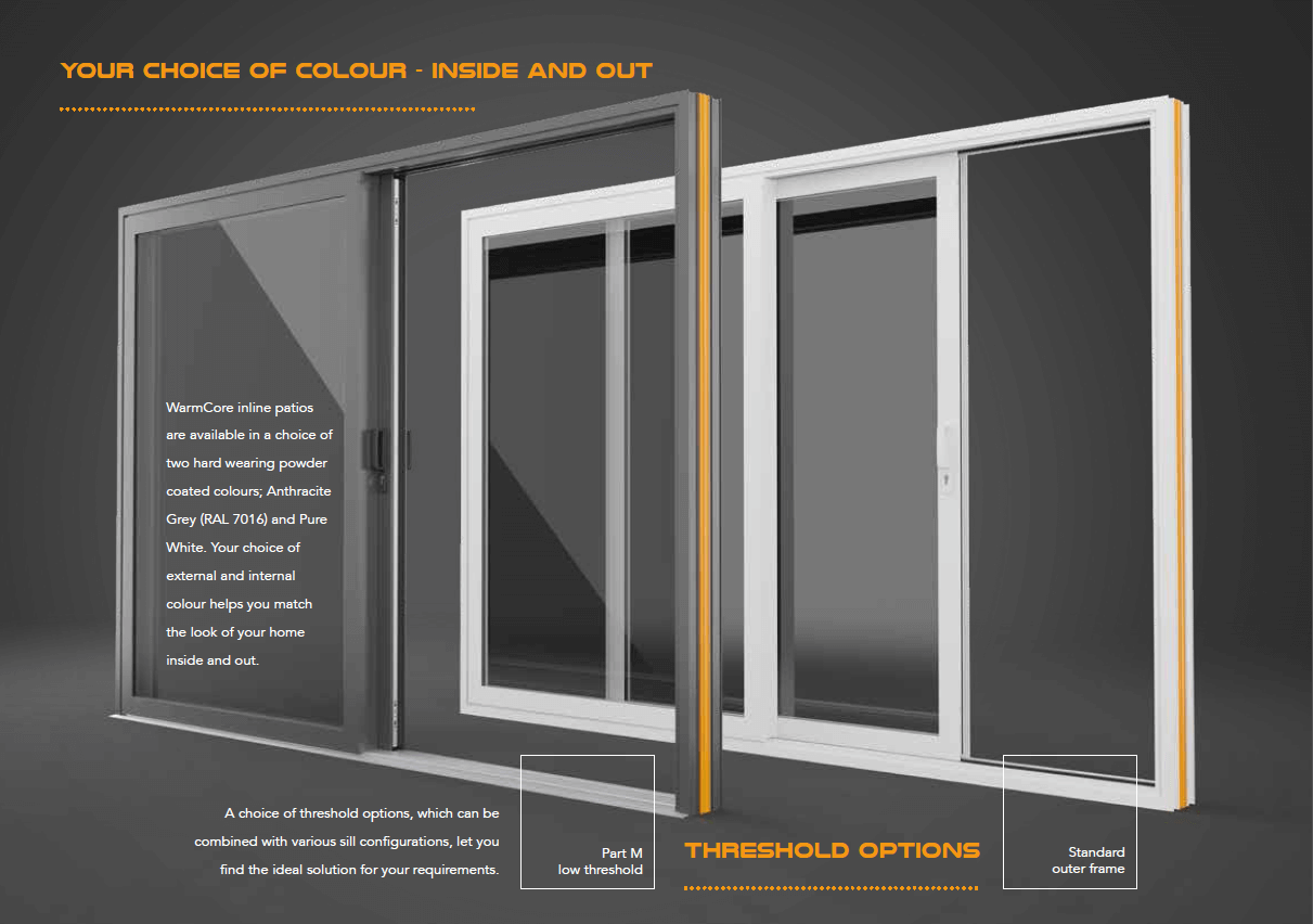 WarmCore inline patio doors | First Choice Windows
