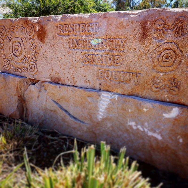 Custom Stone Engraving | Dubbo Landscaping
