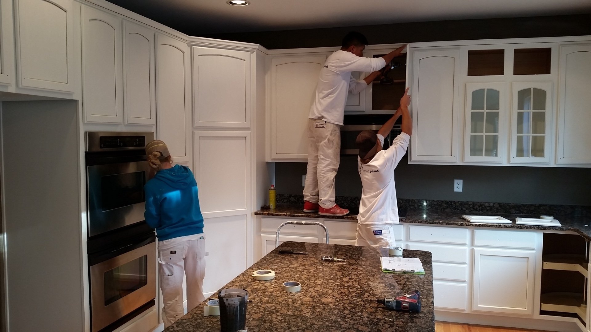 Cabinet Painting Process