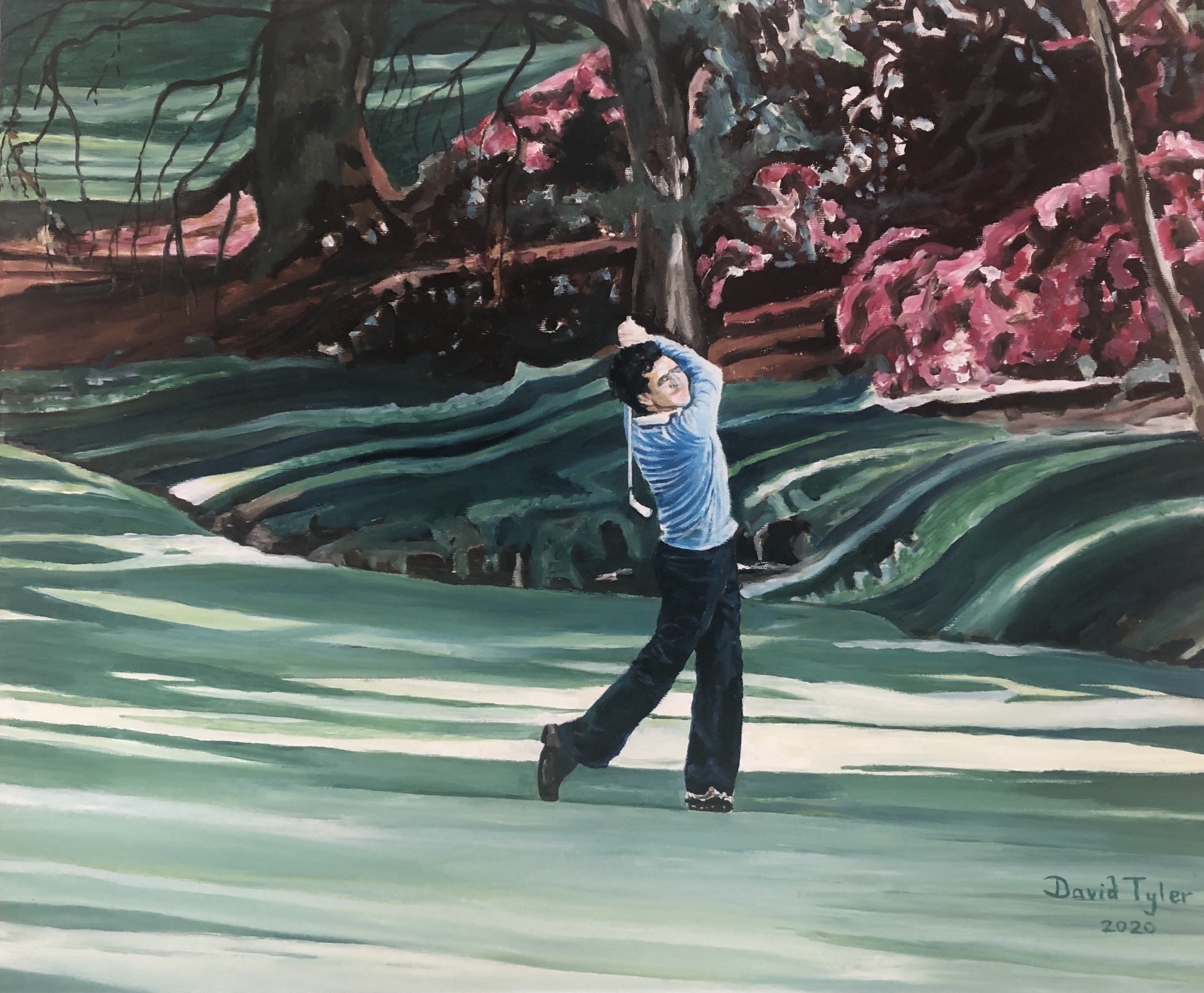 Seve Ballesteros. Hoyo 13. The Masters, Augusta, 1983