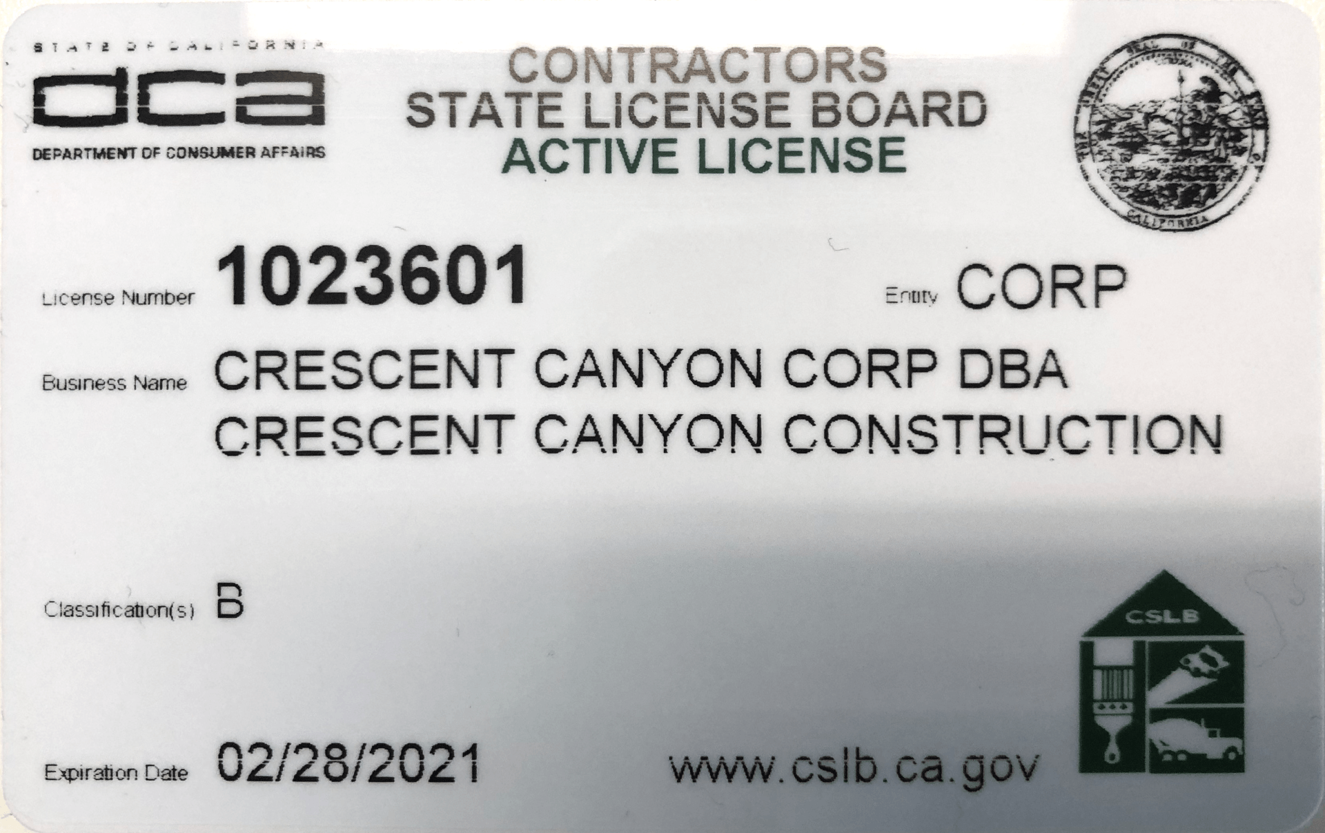 Crescent Canyon Management