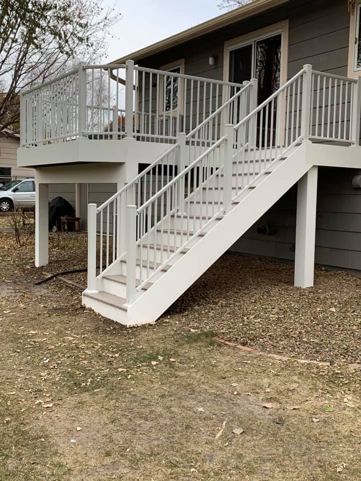 Footing & Railings – New Germany, MN – Pink Construction LLC