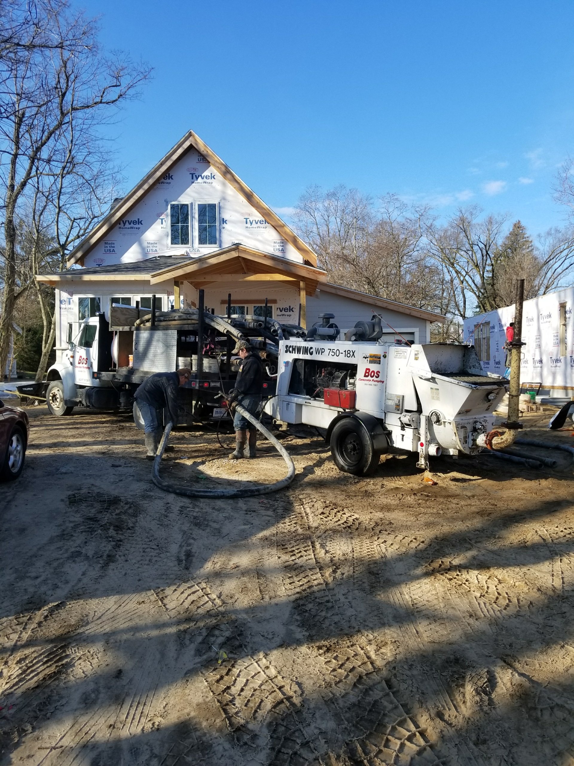 Concrete Pumping Services | Coloma & Niles, MI | Bos Concrete