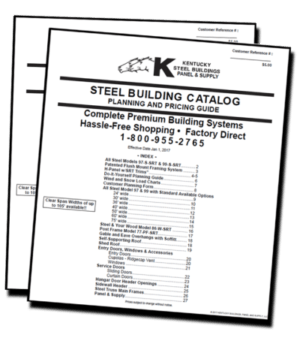 Free Metal Building Catalog | Kentucky Steel