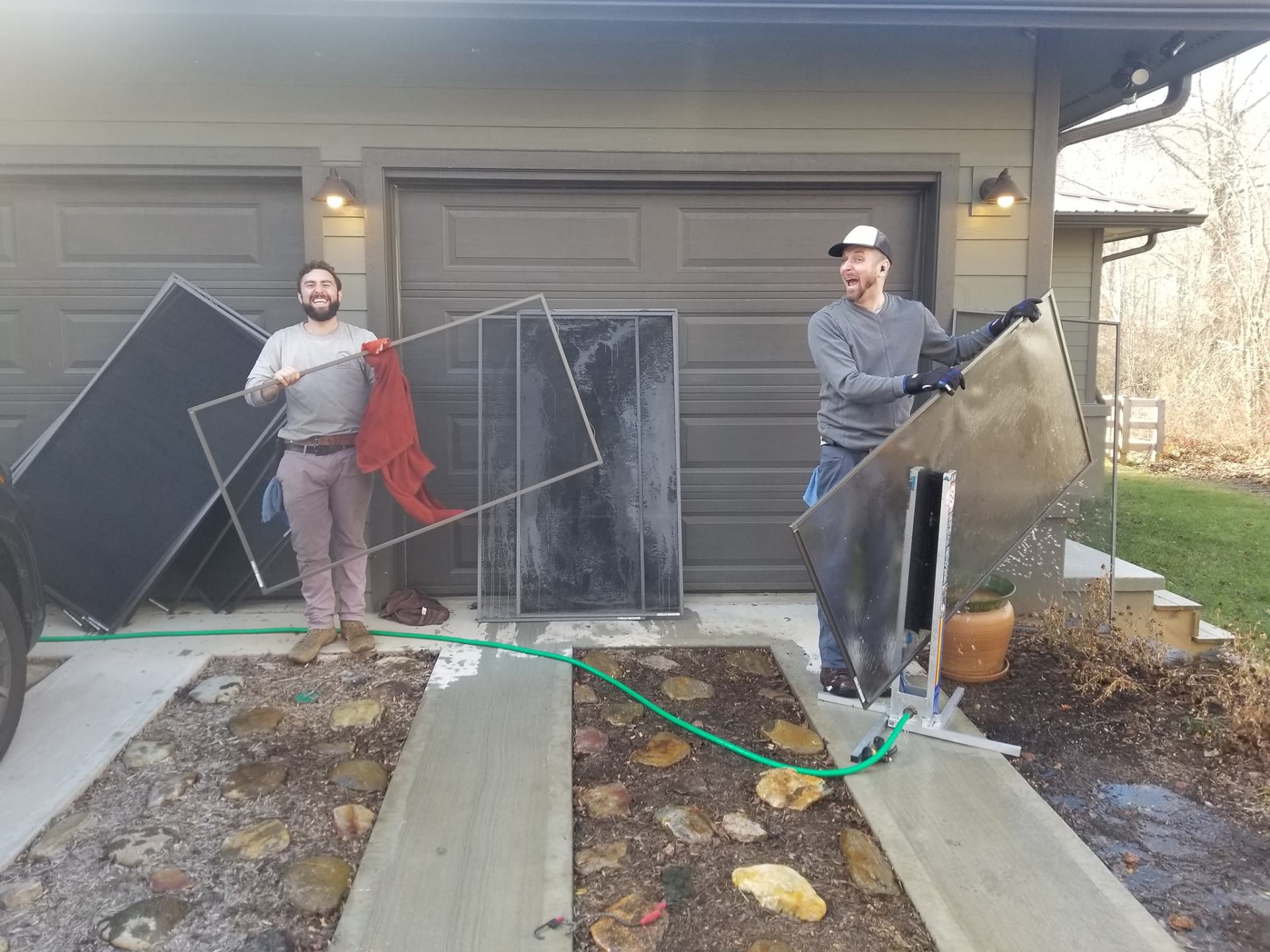 Window cleaning in Asheville, NC | Residential | David the Windowman