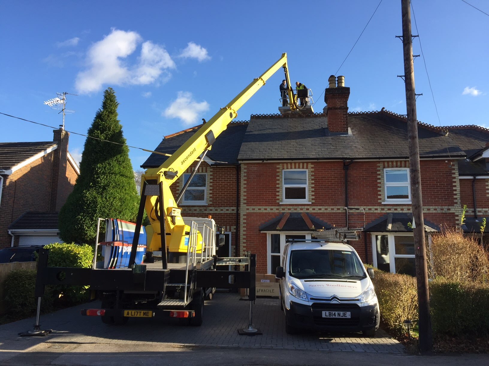 Sing installation │ Signum Signs Cherry Picker Hire
