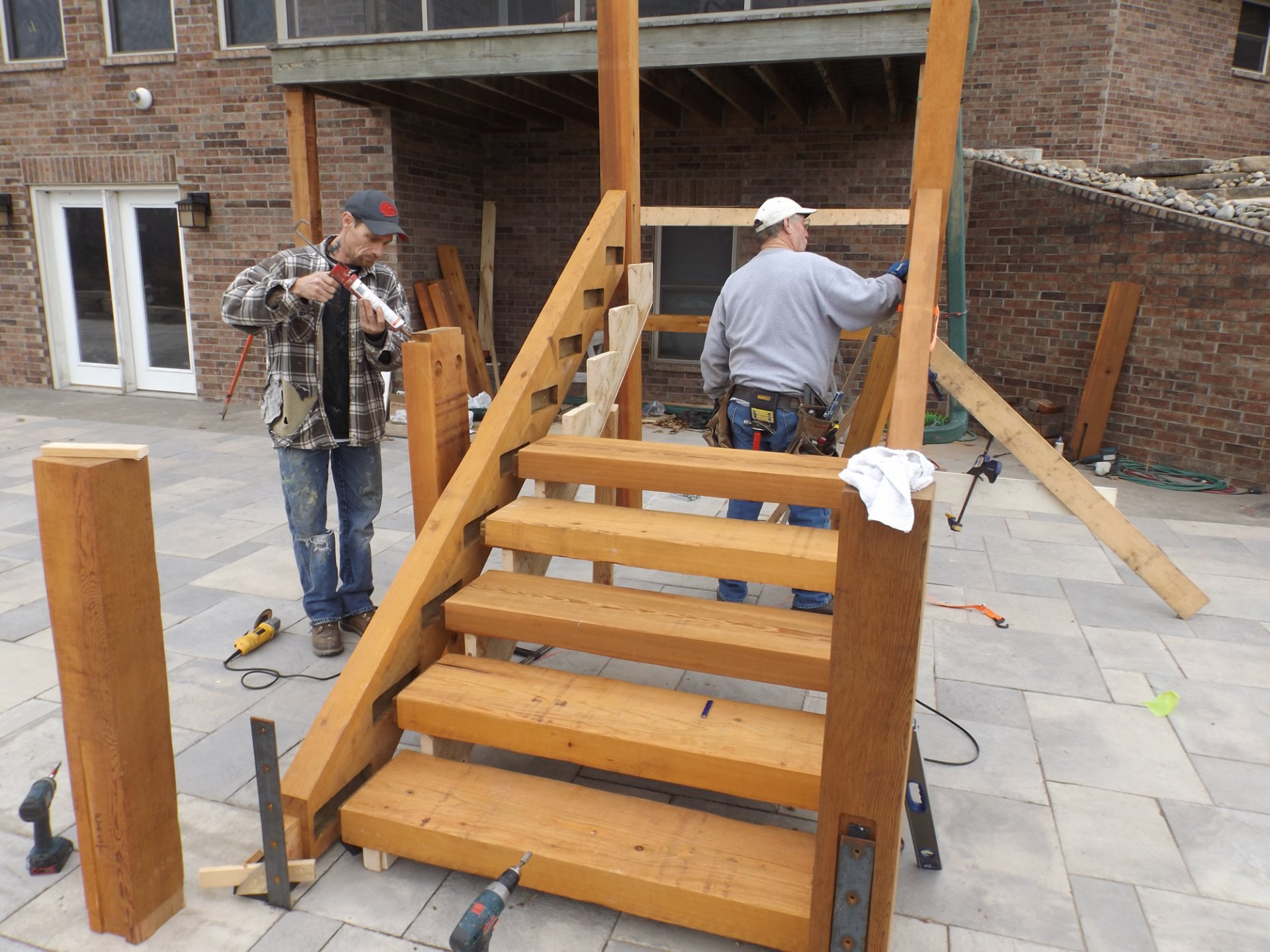 Building a staircase - House Guys | Sedalia, MO