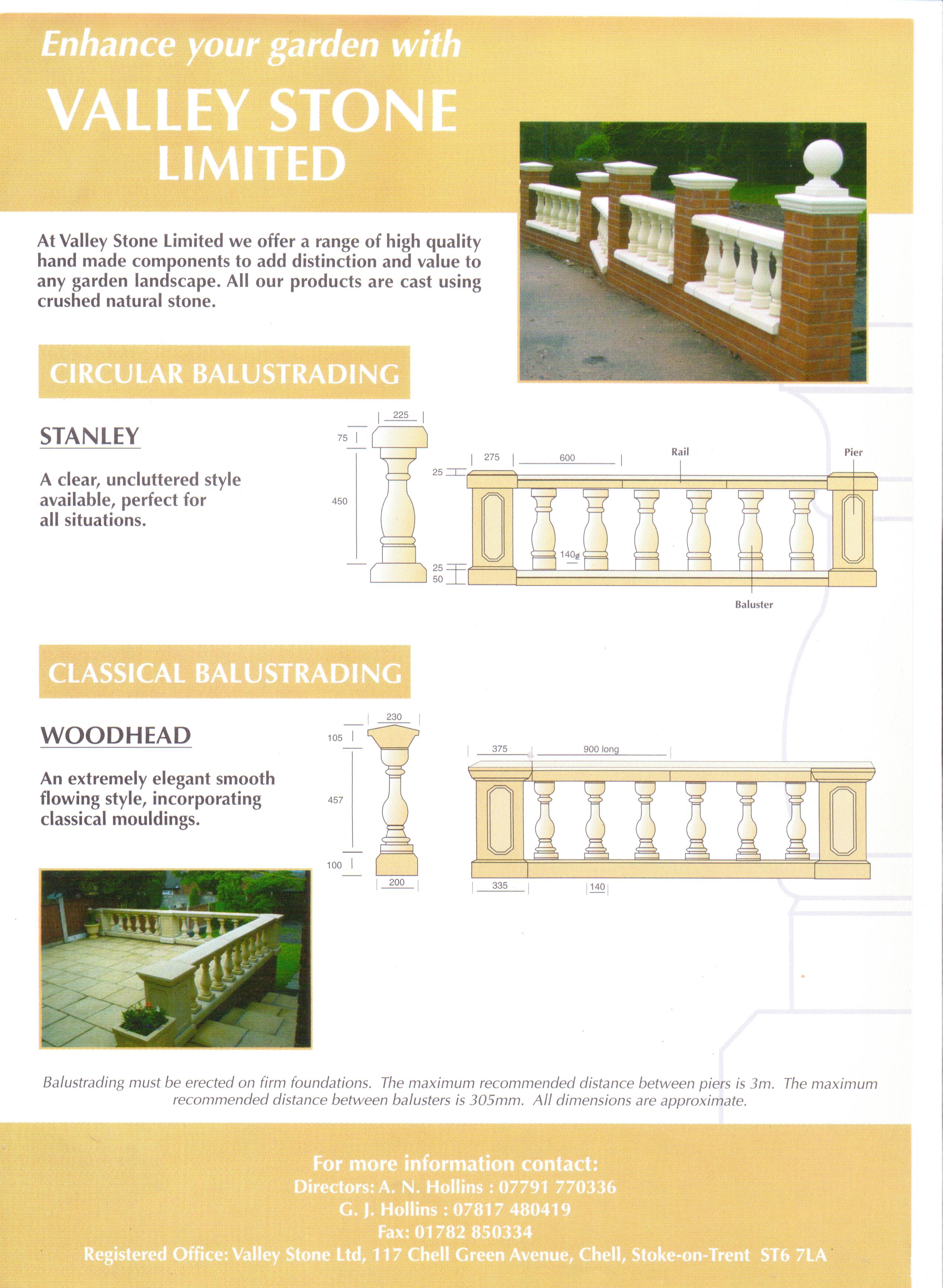 Handmade precast stone products │Valley Stone