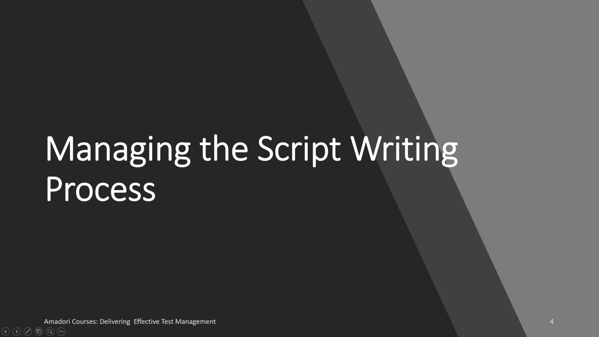 Delivering An Effective Test Process