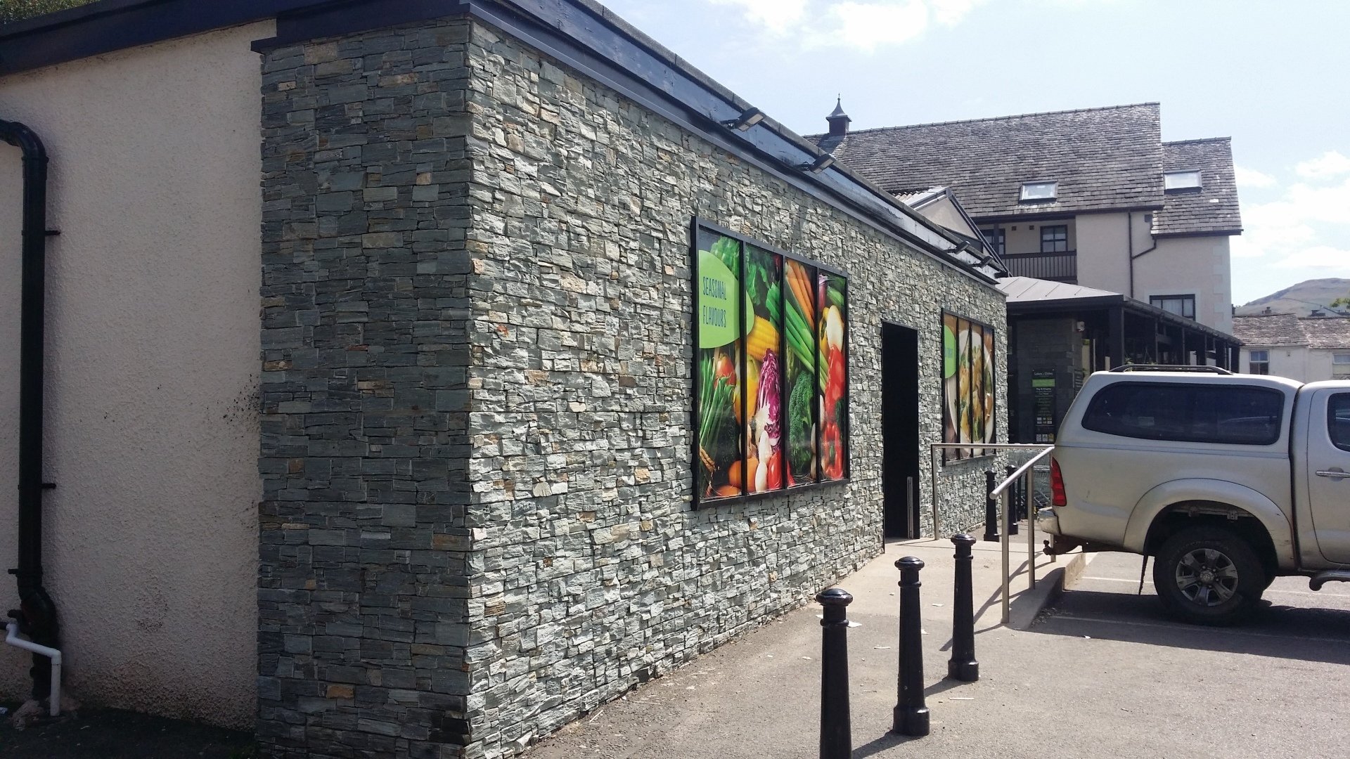 Green Slate, Stone Panel Cladding System | Real Stone Cladding UK