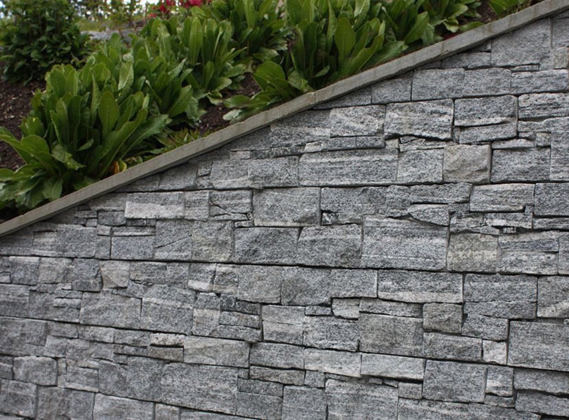 Grey Granite Stone, Cladding Panel System | Real Stone Cladding