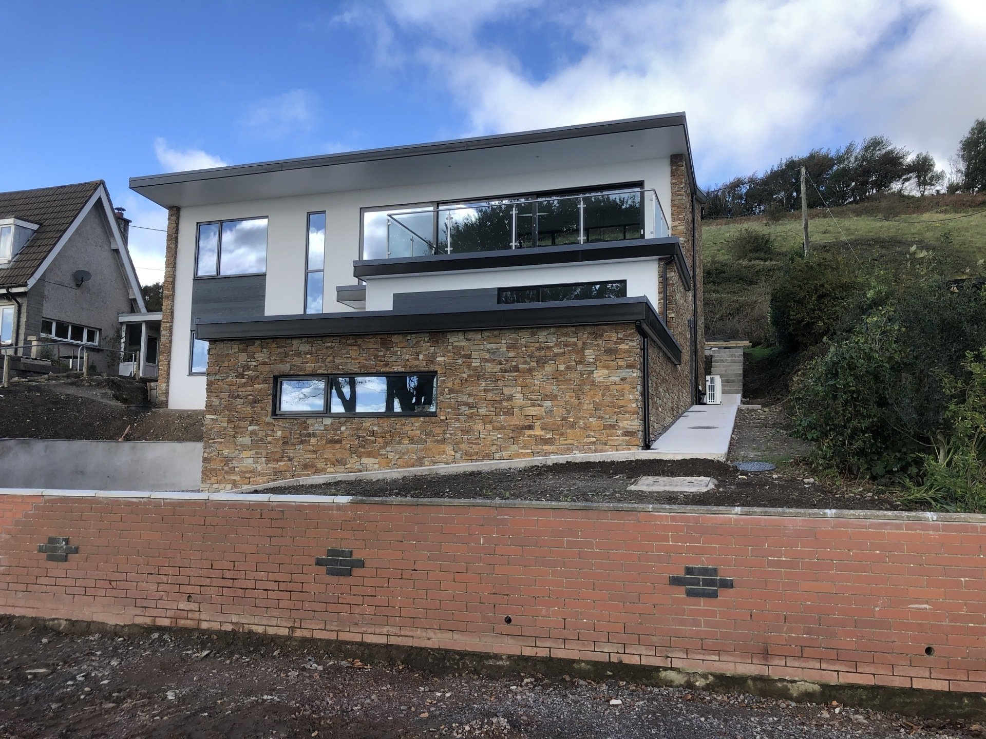 Rustic Quartz Stone Panel System | Real Stone Cladding UK