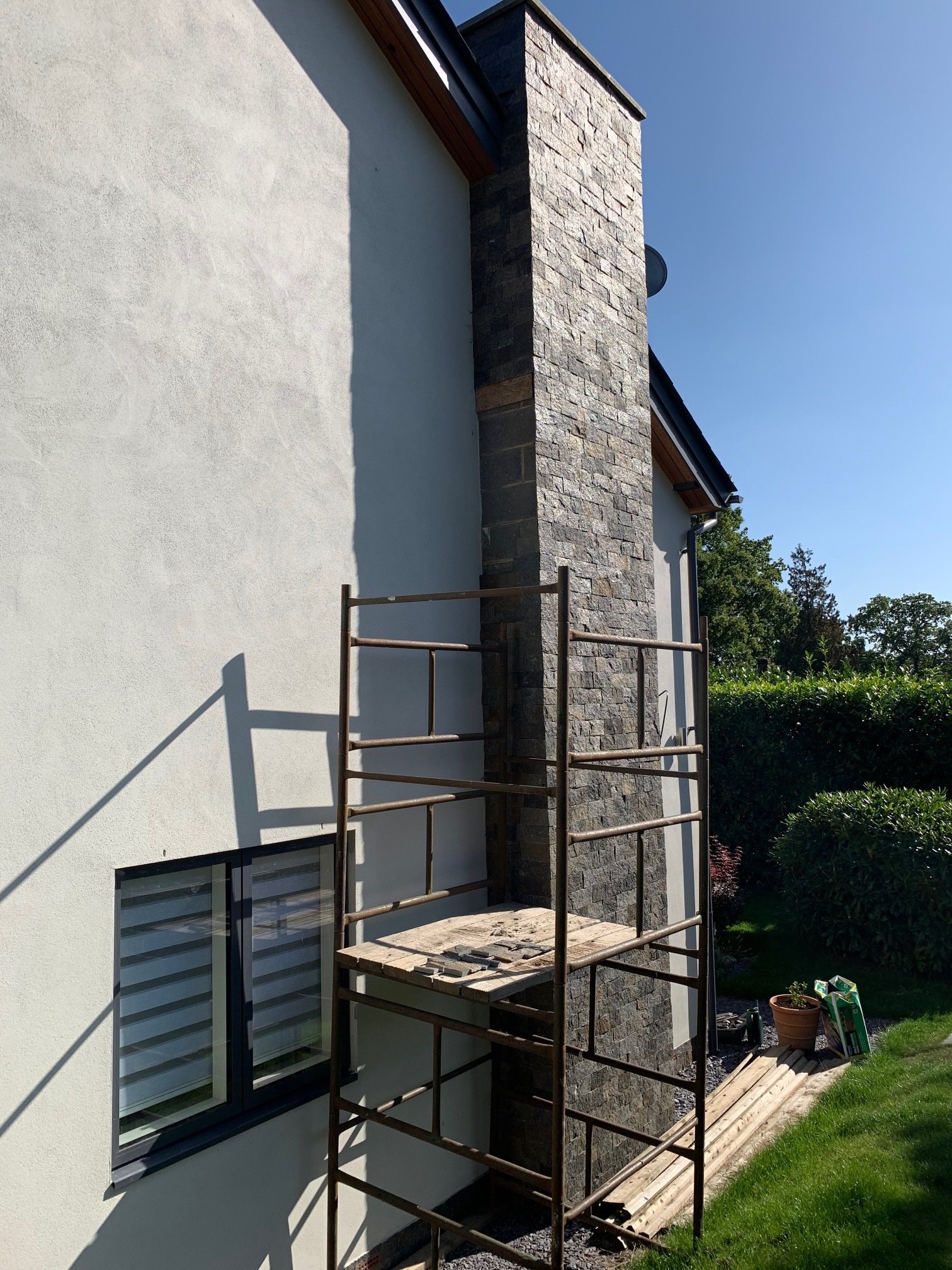 Andesite Slate Straight Cut Stone | Real Stone Cladding