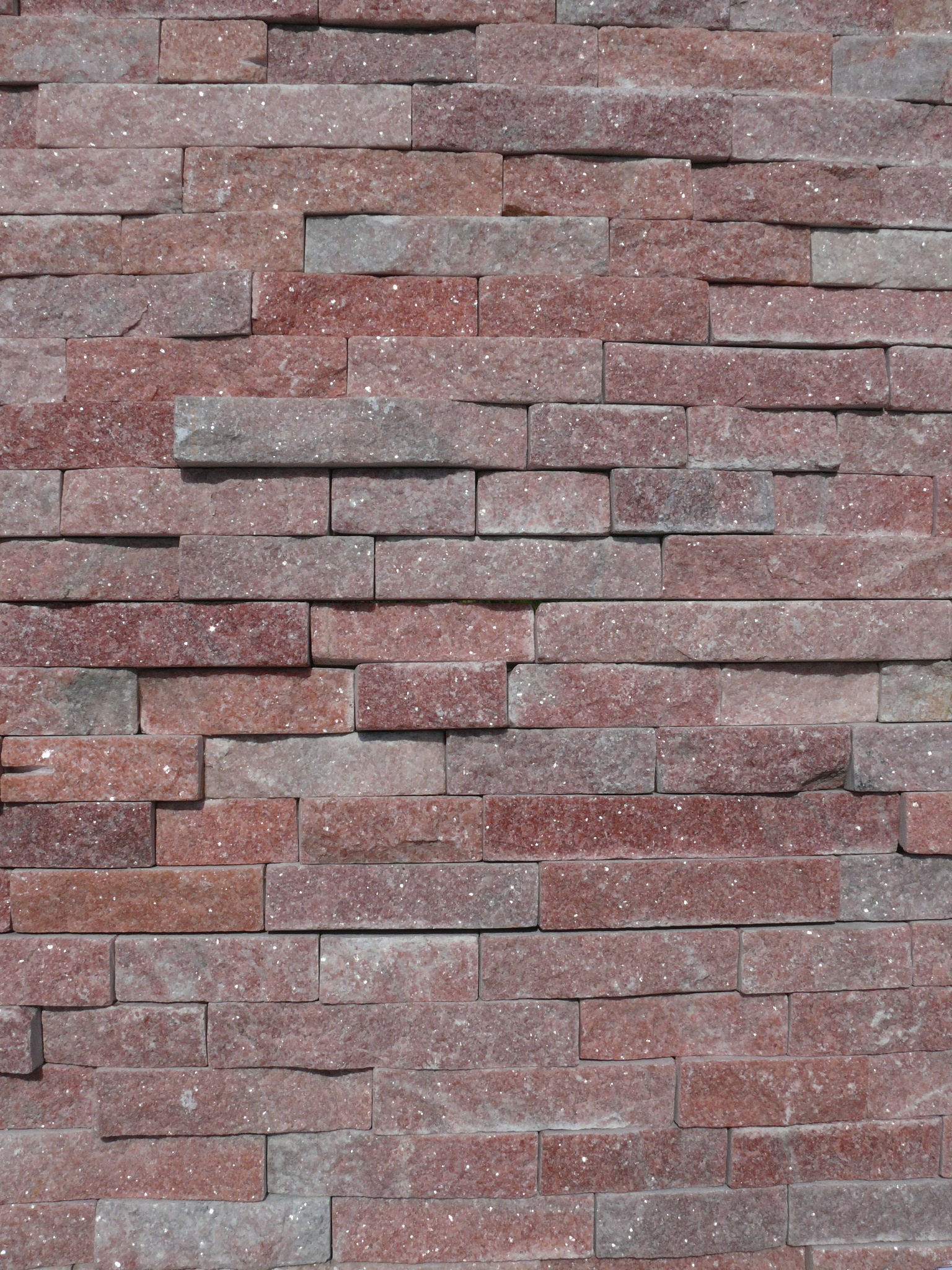 Pink Quartz 3D Stone Panels | Real Stone Cladding UK