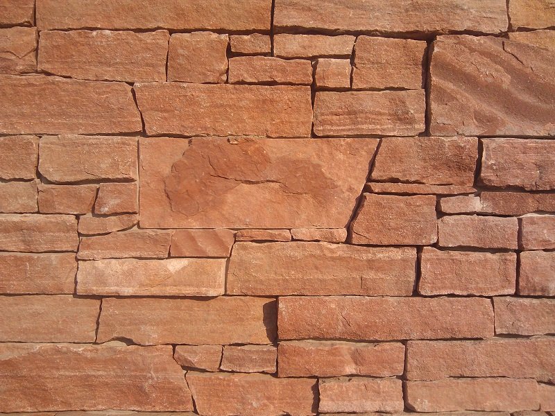 Red Sandstone: Stone Cladding Panel System | Real Stone Cladding