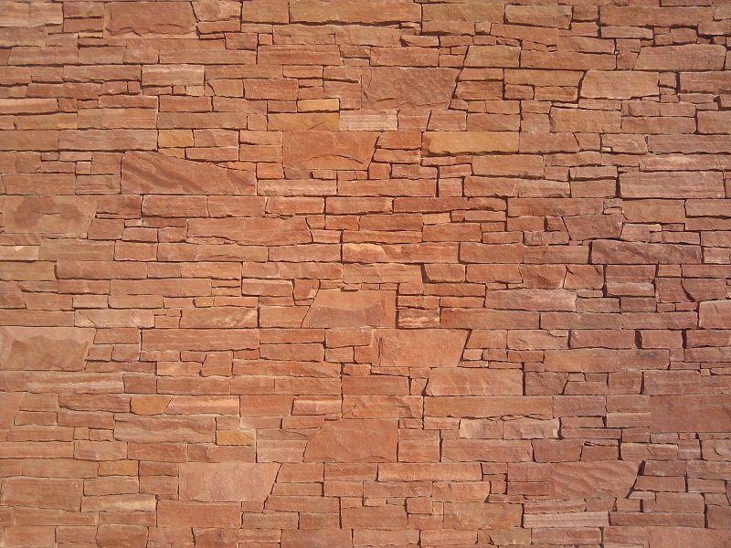 Red Sandstone: Stone Cladding Panel System | Real Stone Cladding