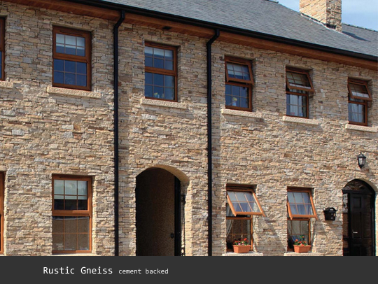 Rustic Gneiss Stone Panel System | Real Stone Cladding UK