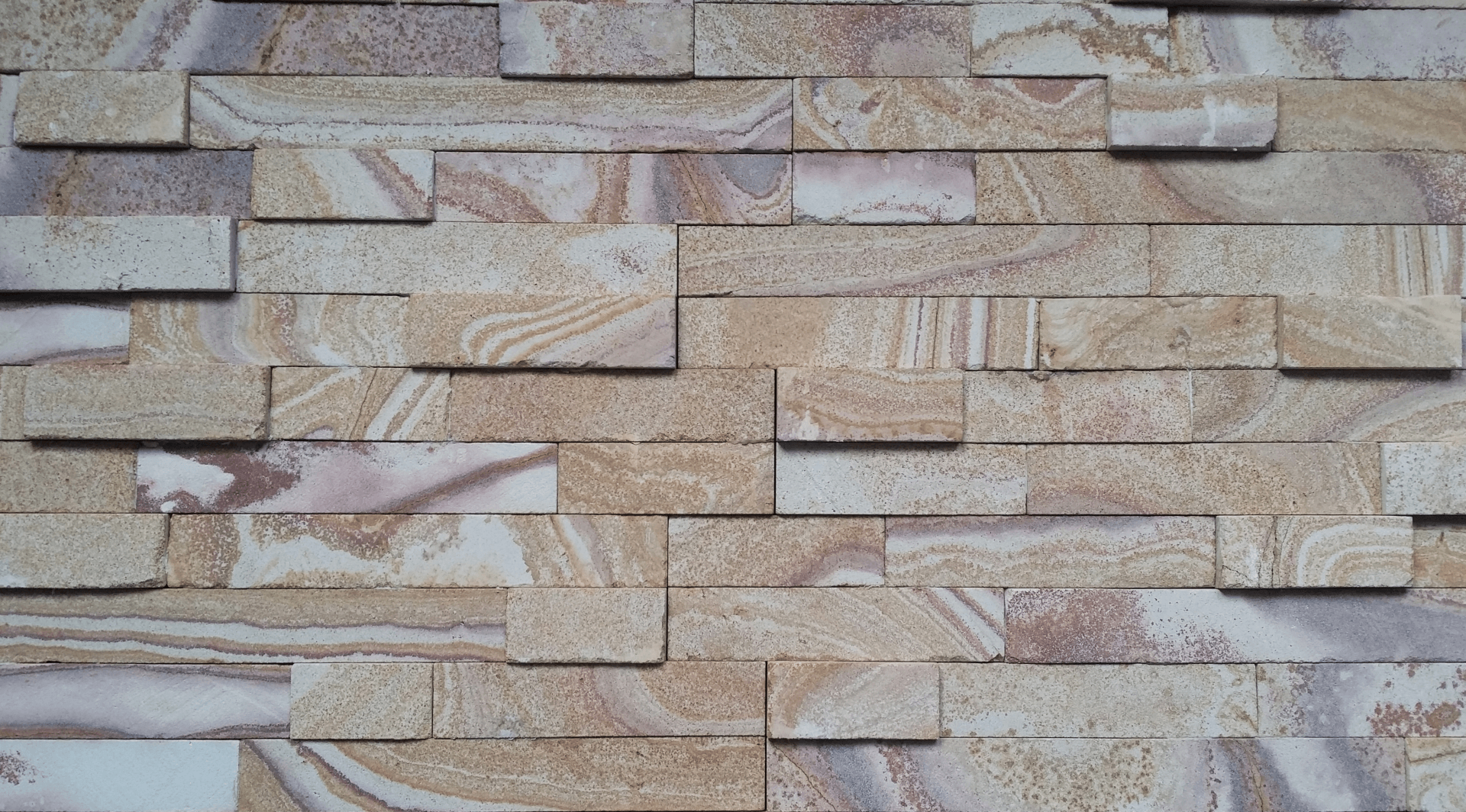 Sandstone Multi 3D Stone Panels | Real Stone Cladding UK