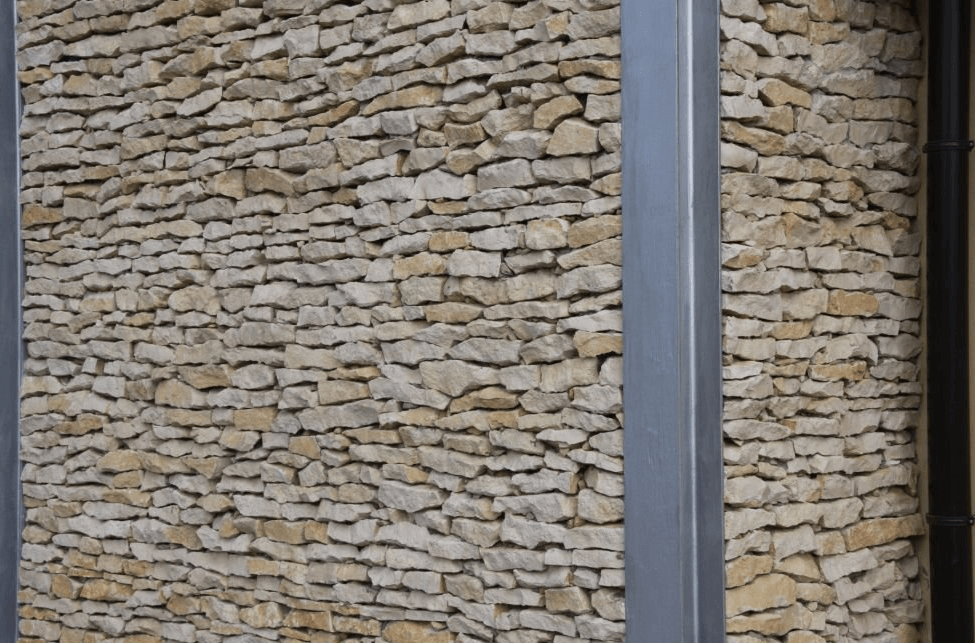 Random Coursed Limestone - Natural Rubble Limestone | Real Stone Cladding