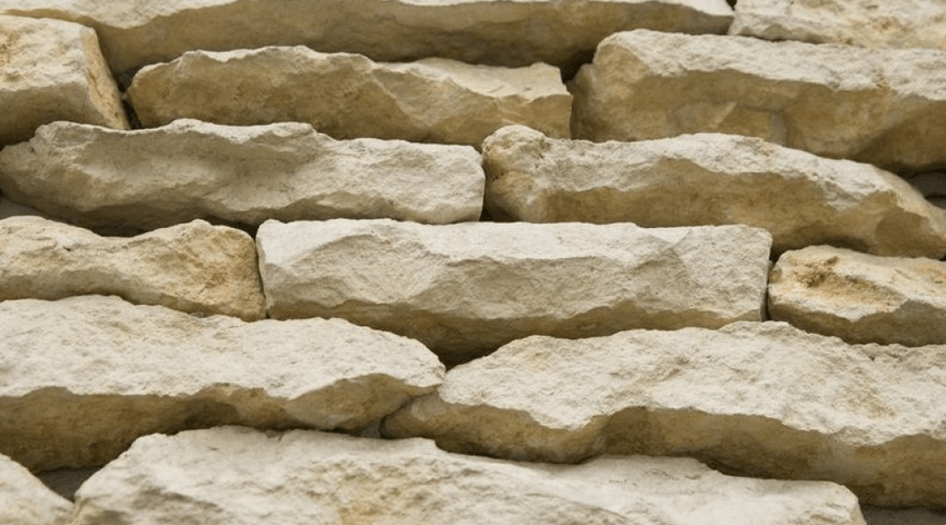 Coursed Limestone Cladding - Random | Real Stone Cladding UK
