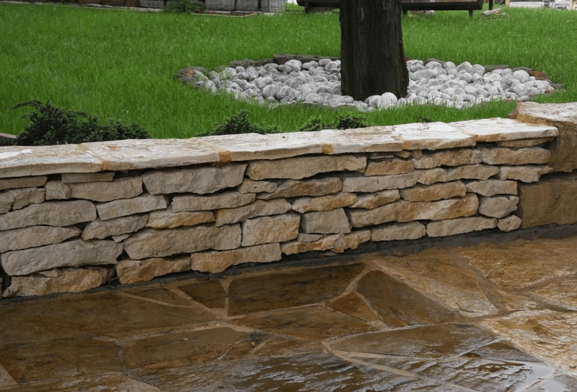 Coursed Limestone Cladding - Random | Real Stone Cladding UK