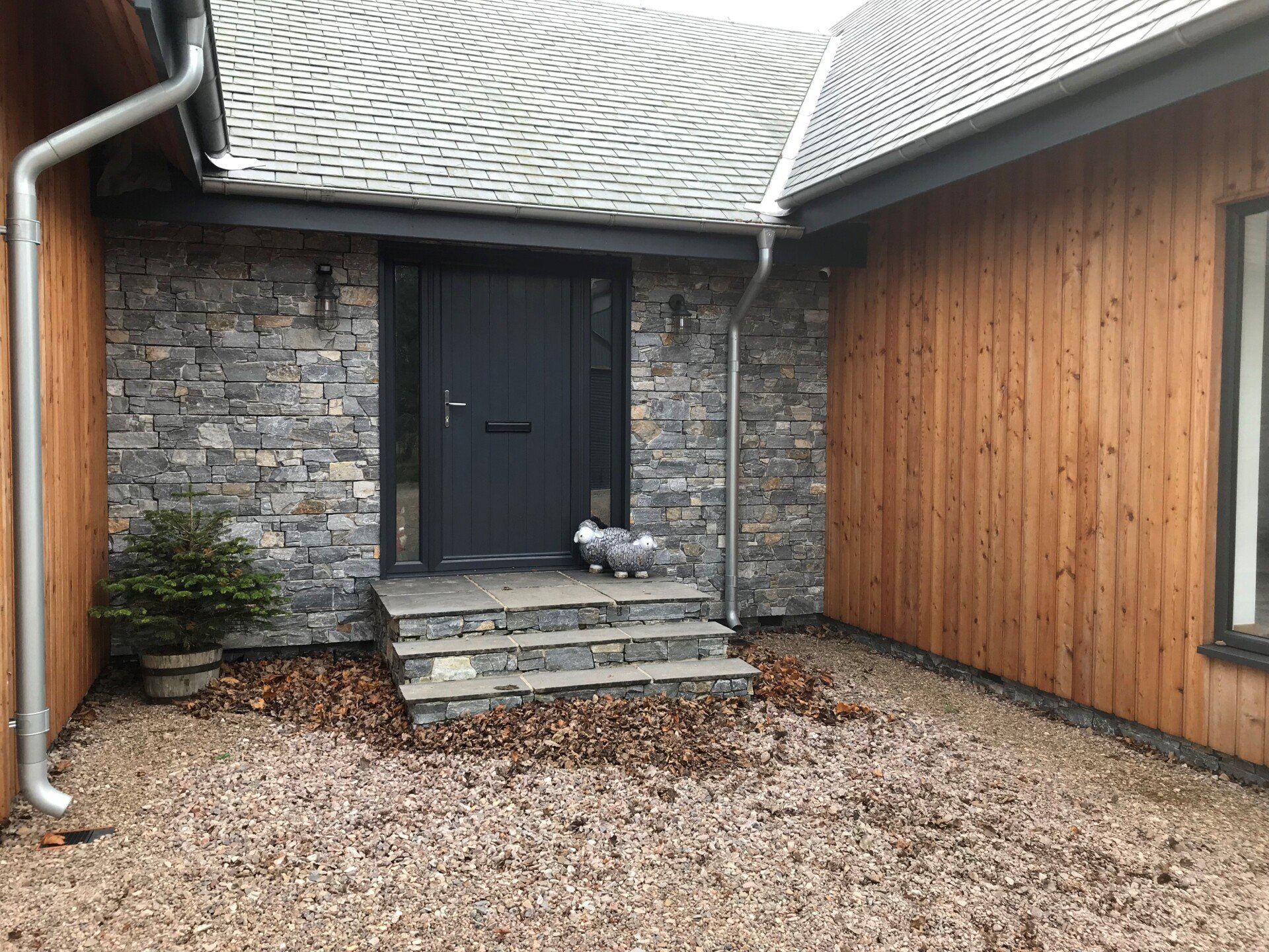 Bluestone cladding. Stone Panel System | Real Stone Cladding UK
