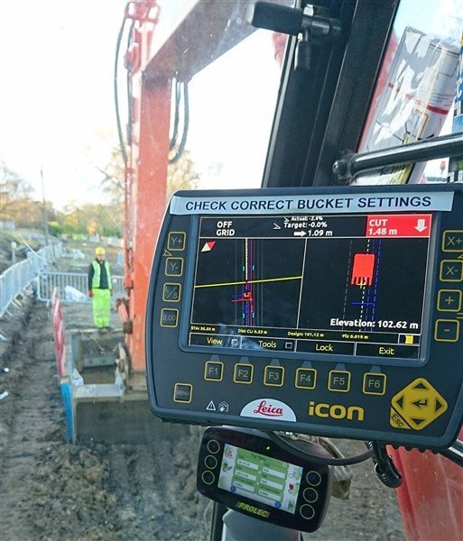 coopergeomatics setting out engineer 3d gps machine control