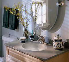Green Mountain Corian® Vanity Tops By Creative Counters LLC