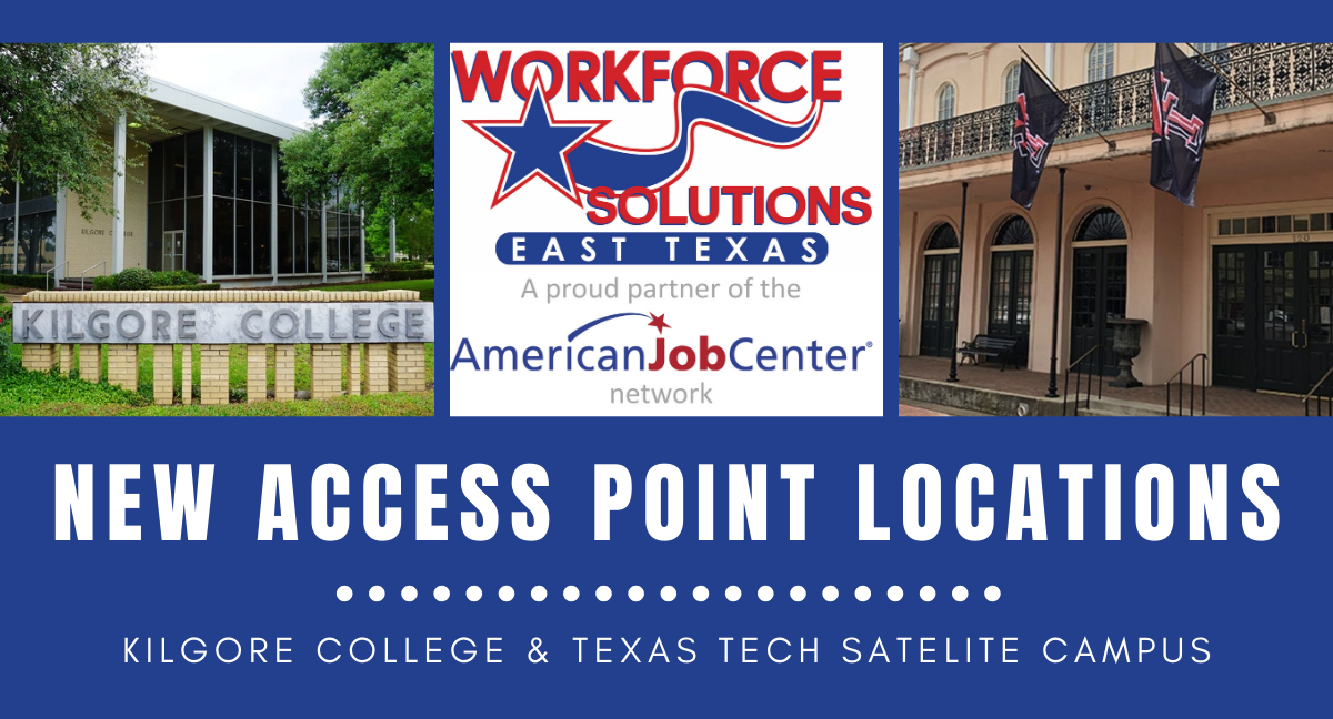 New Partnered Service Locations with Kilgore College and Texas Tech ...