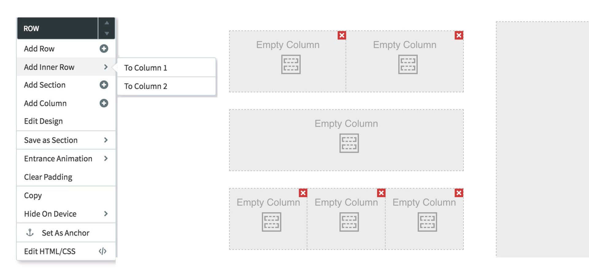 Major New Feature – Inner Rows