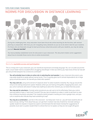 STARI Remote Learning Resources