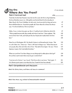 STARI Series/Unit Overviews