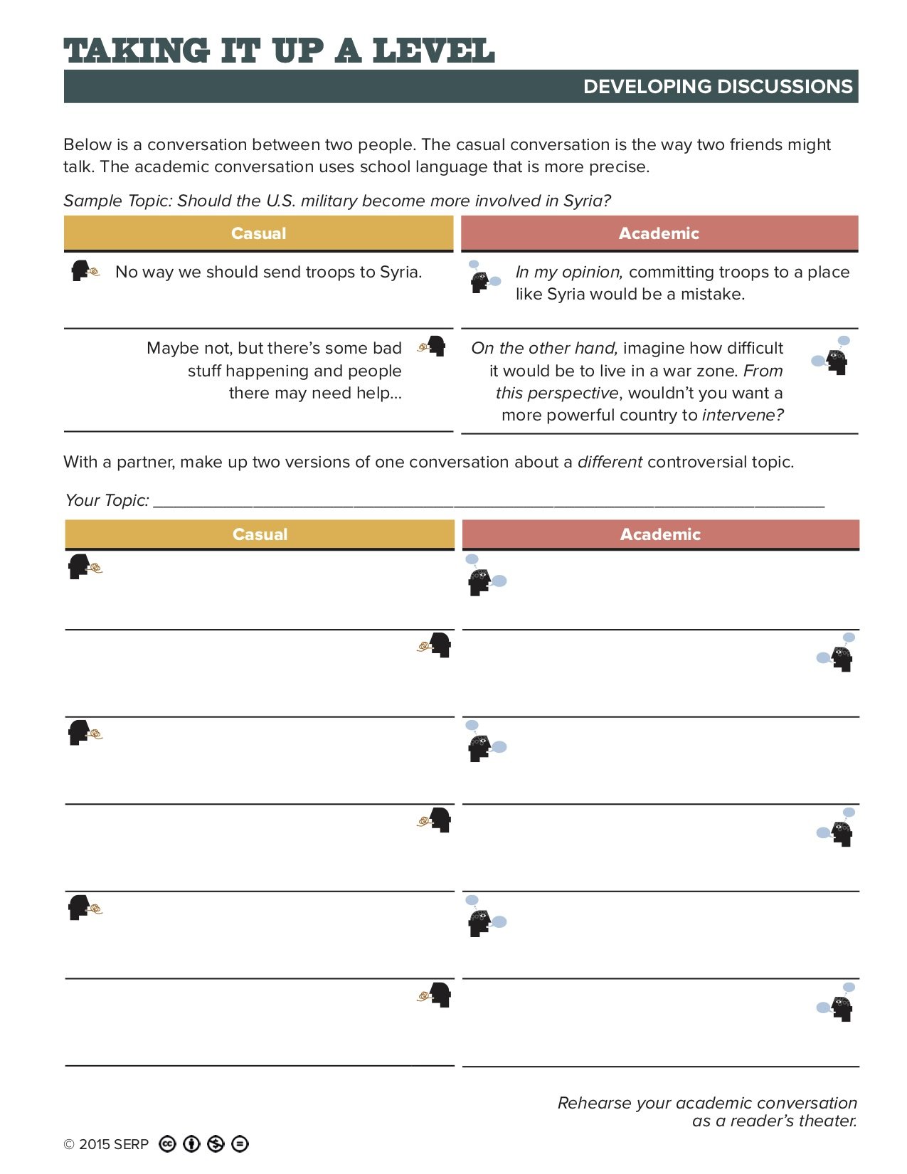 Discussion and Debate | WordGen Elementary