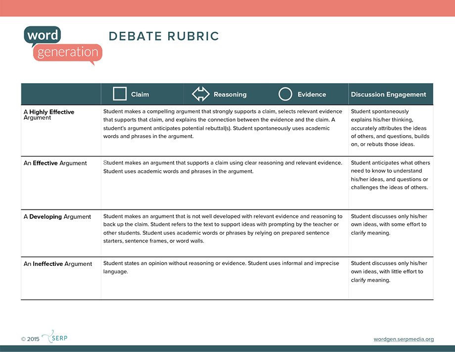 Discussion and Debate | WordGen Weekly