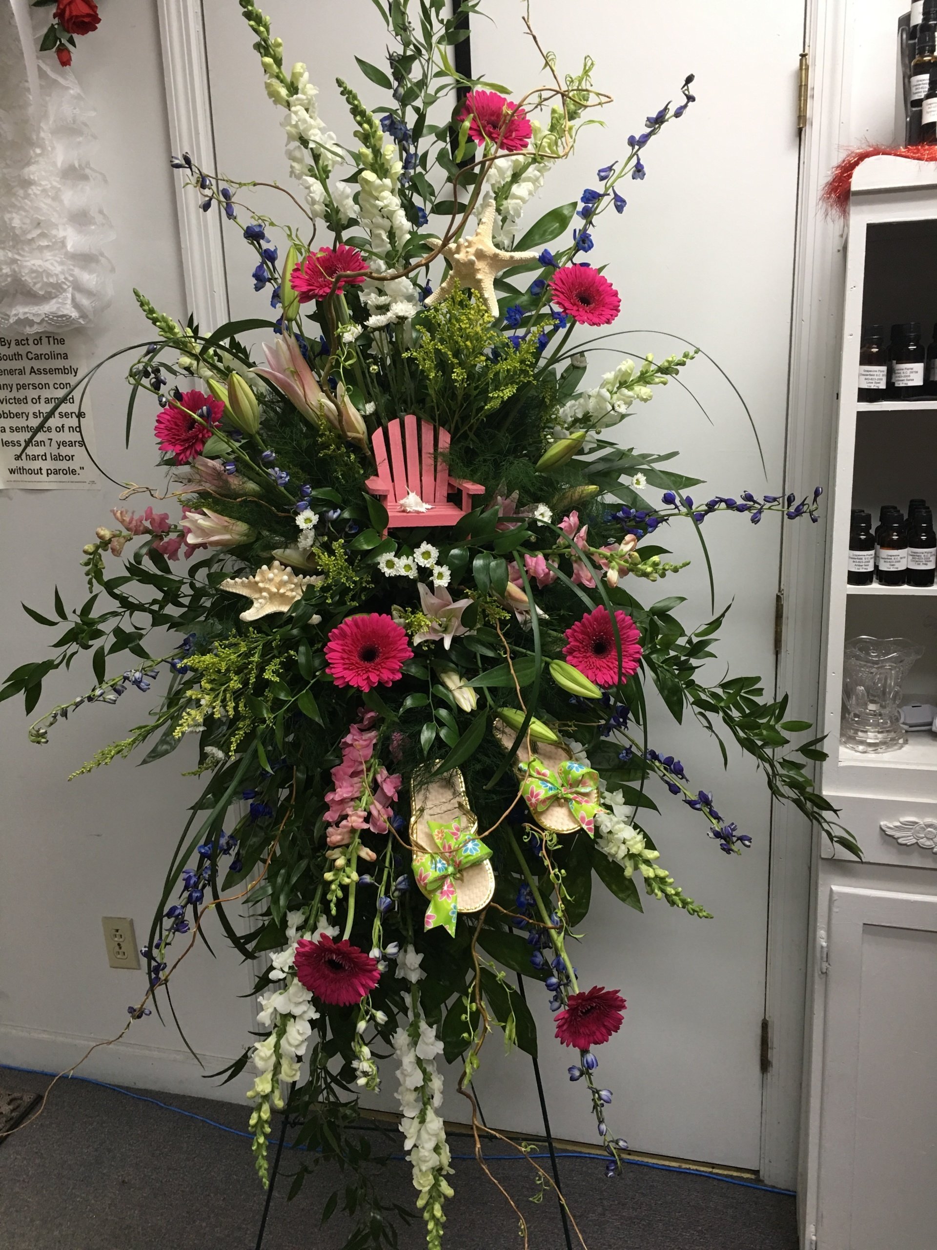 Funeral Flower Arrangements | Custom Door Wreaths | Chesterfield, SC