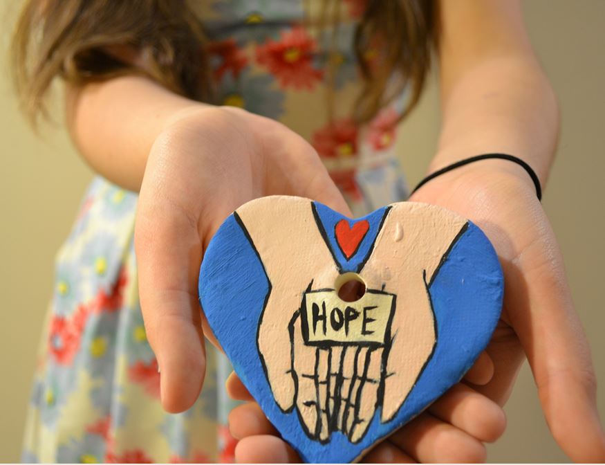 Welcome to Hearts of Hope. Compassion and Hope Through Healing Art.