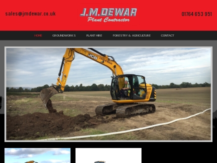 J M Dewar, expert groundwork contractors in Perthshire