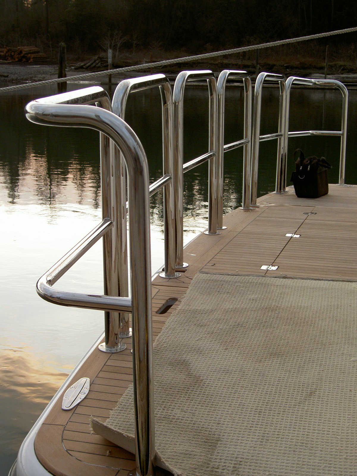 Swim Platform Staple Rails | Tanner Manufacturing & Design